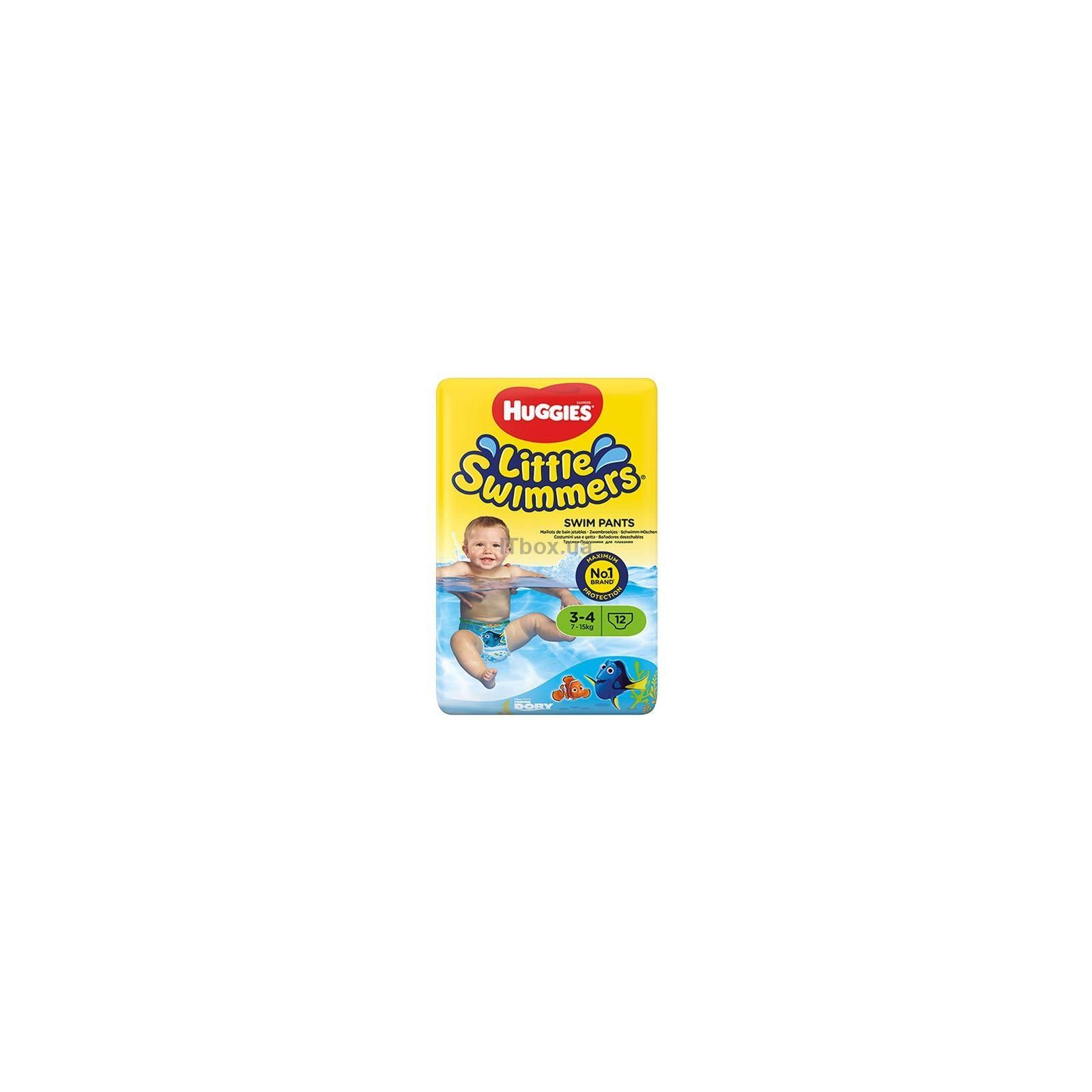 Huggies Little Swimmer 3-4 (7-15 кг) 12 шт 36000183399 ⏩ Купить ...
