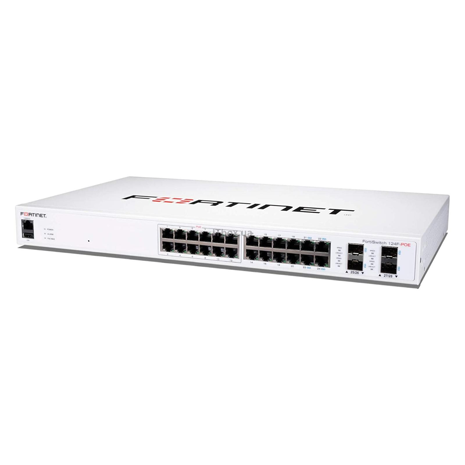Комутатор мережевий Fortinet FS-124F-POE - купити в Києві | Ціна ...