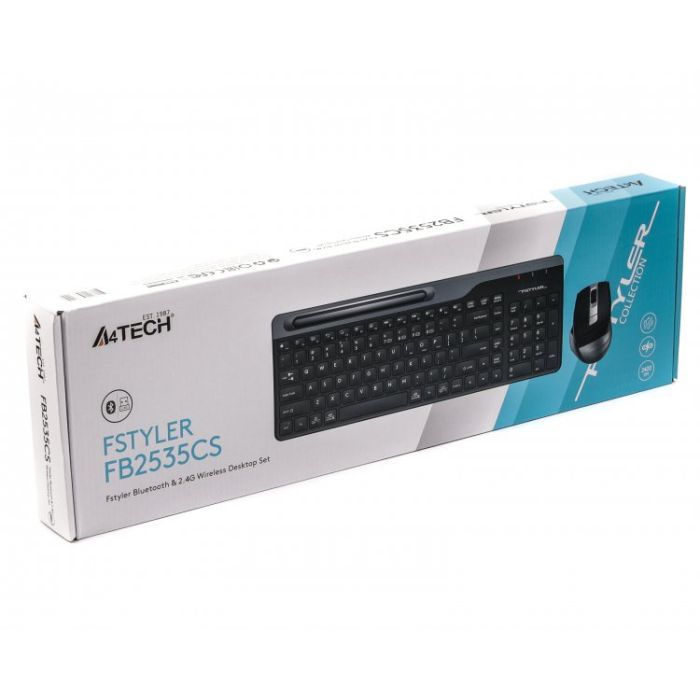 A4Tech FB2535CS Wireless/Bluetooth Smoky Grey 4711421973120 ⏩ Купити ...